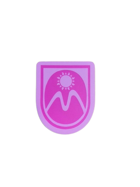 Mini Shield Sticker – Mt. Hood Meadows Gift Shop